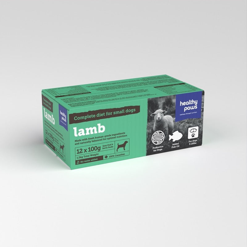 Healthy Paws - Lamb: Complete Canine Diet – Bone Appetit! Pet Company